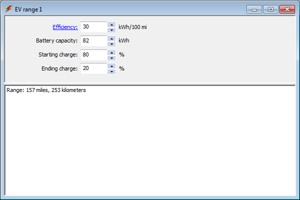 EV Range Calculation 1